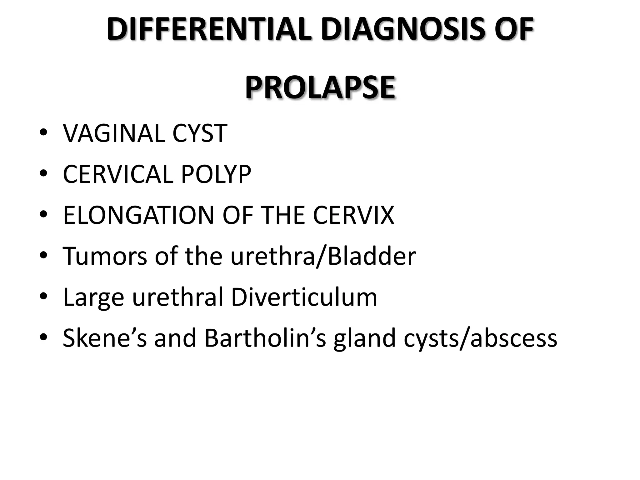 Pelvic organ prolapse | PPTX