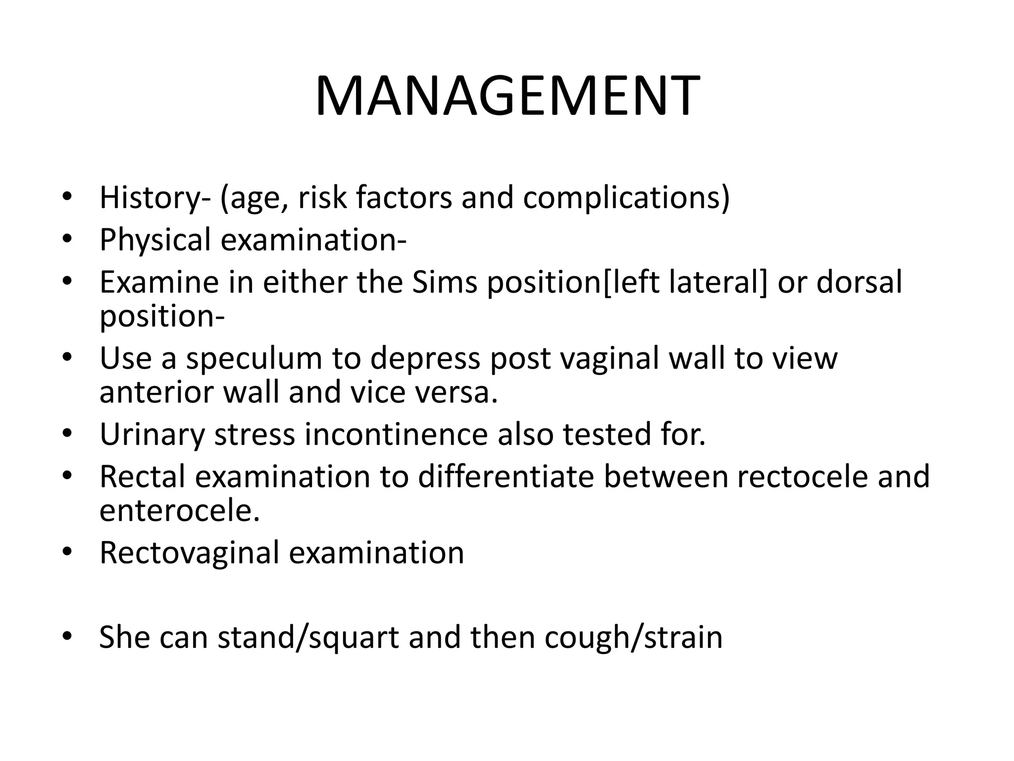 Pelvic organ prolapse | PPTX