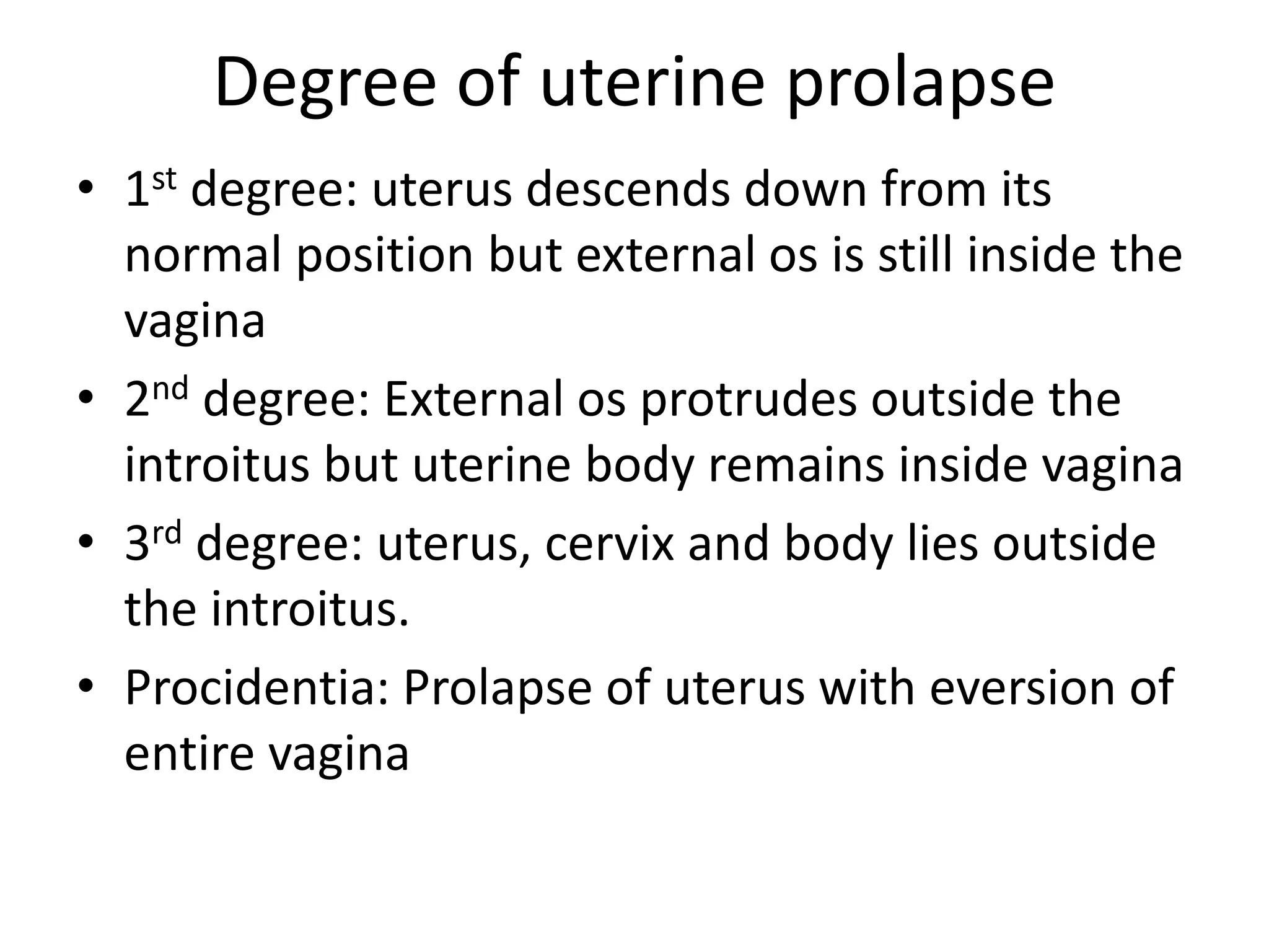 Pelvic organ prolapse | PPT