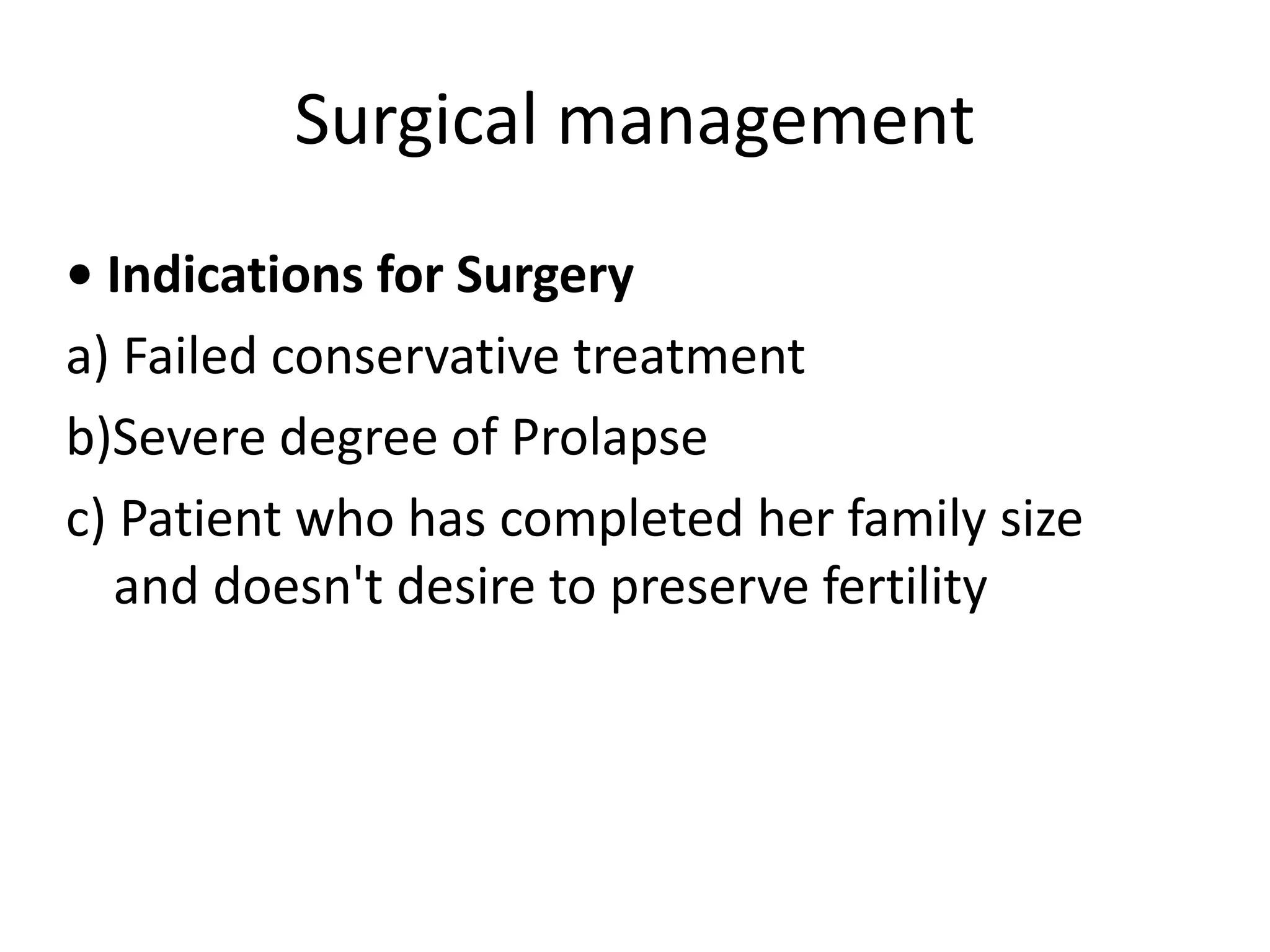 Pelvic organ prolapse | PPT