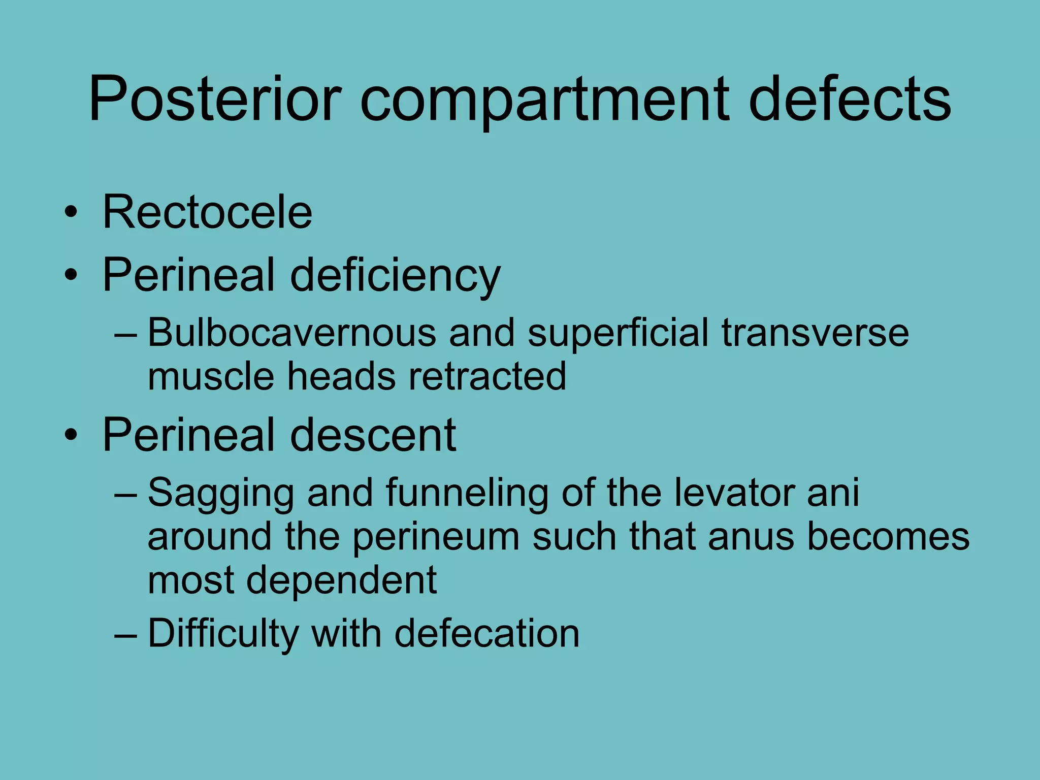 Pelvic organ prolapse | PPT