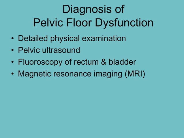 Pelvic organ prolapse | PPT