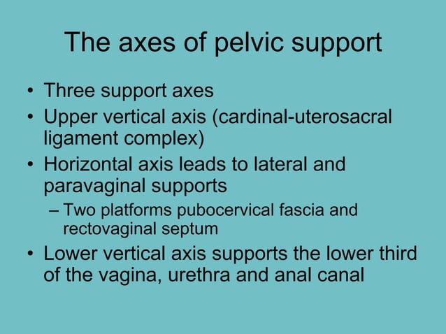 Pelvic organ prolapse | PPT
