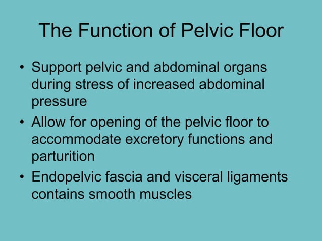 Pelvic organ prolapse | PPT