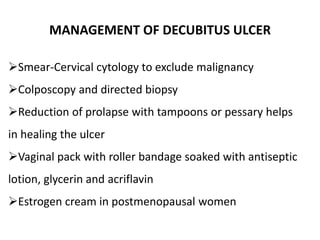 Pelvic organ prolapse | PPTX