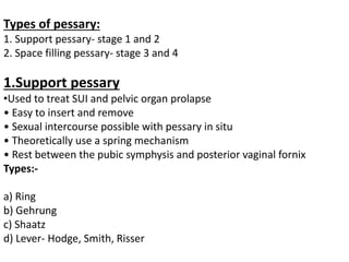 Pelvic organ prolapse | PPTX