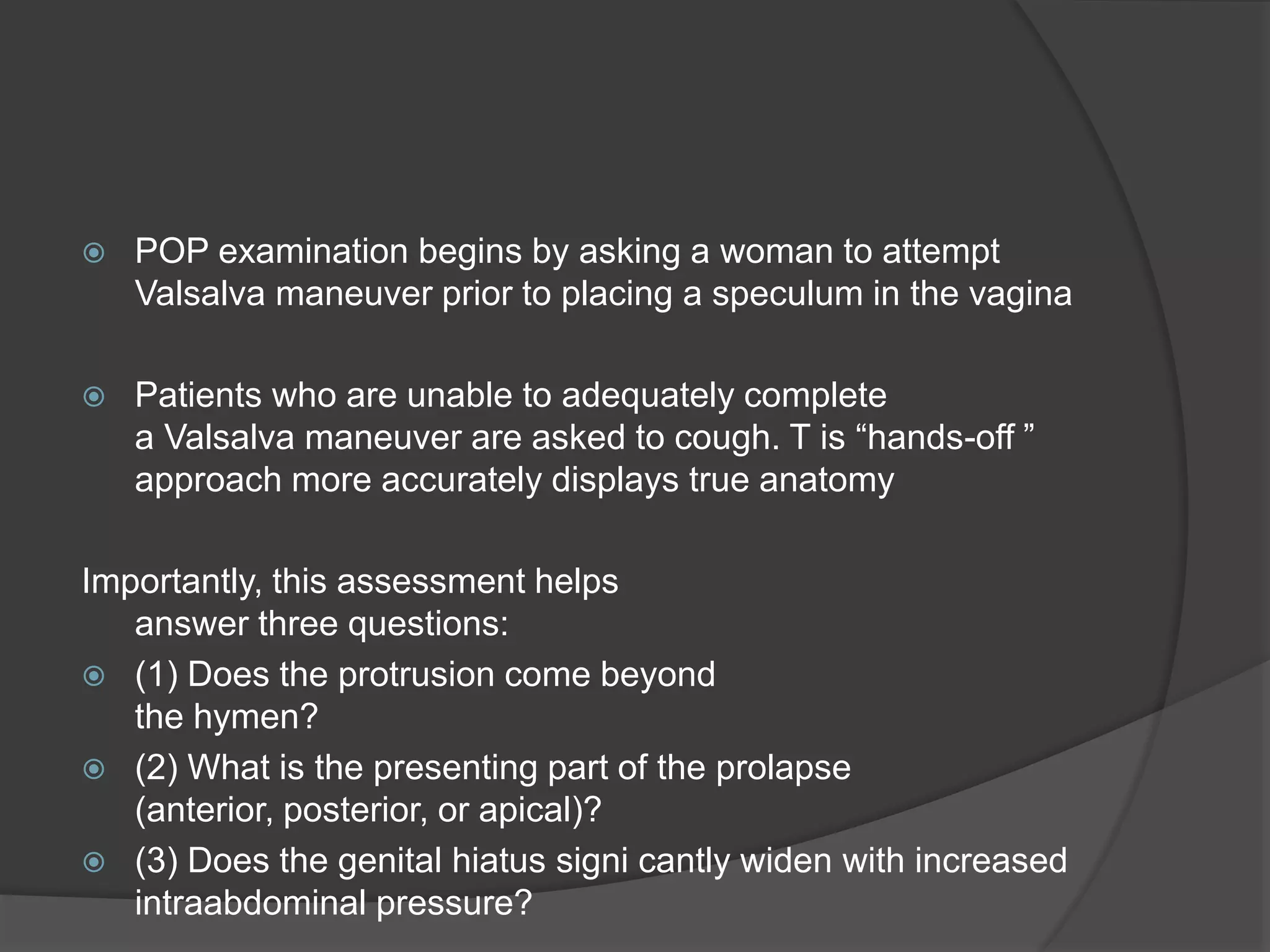 Pelvic organ prolapse | PPTX