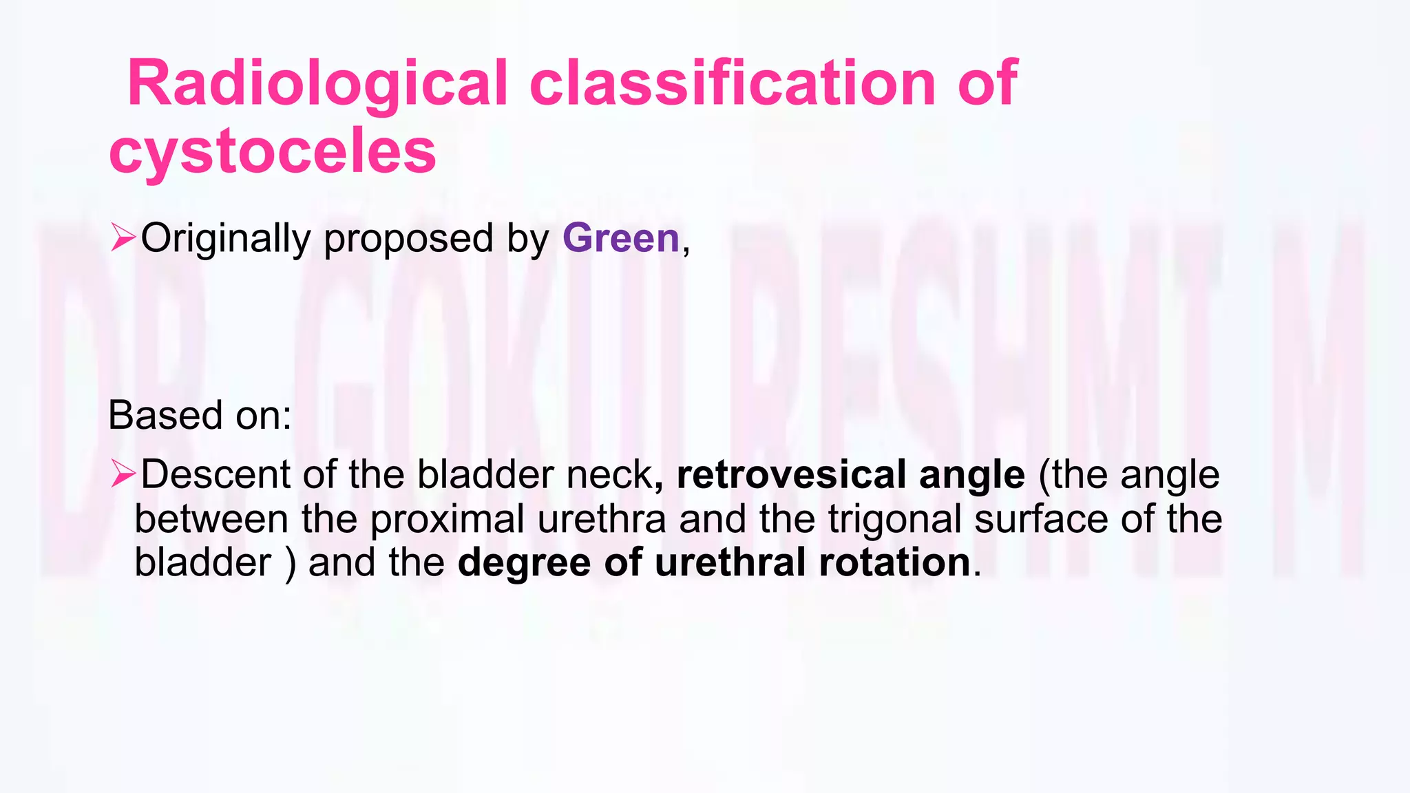 Pelvic organ prolapse | PPTX