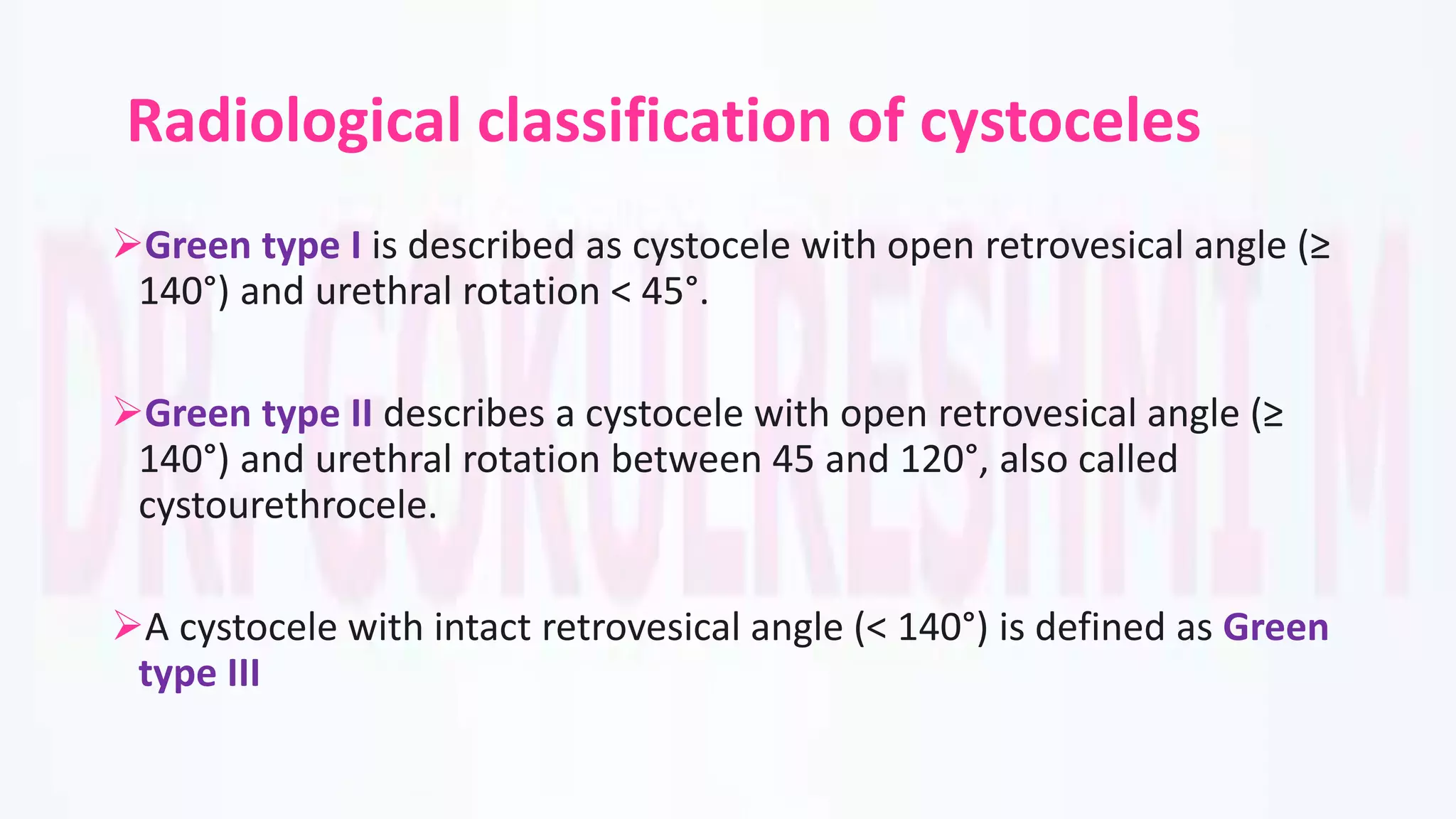 Pelvic organ prolapse | PPTX