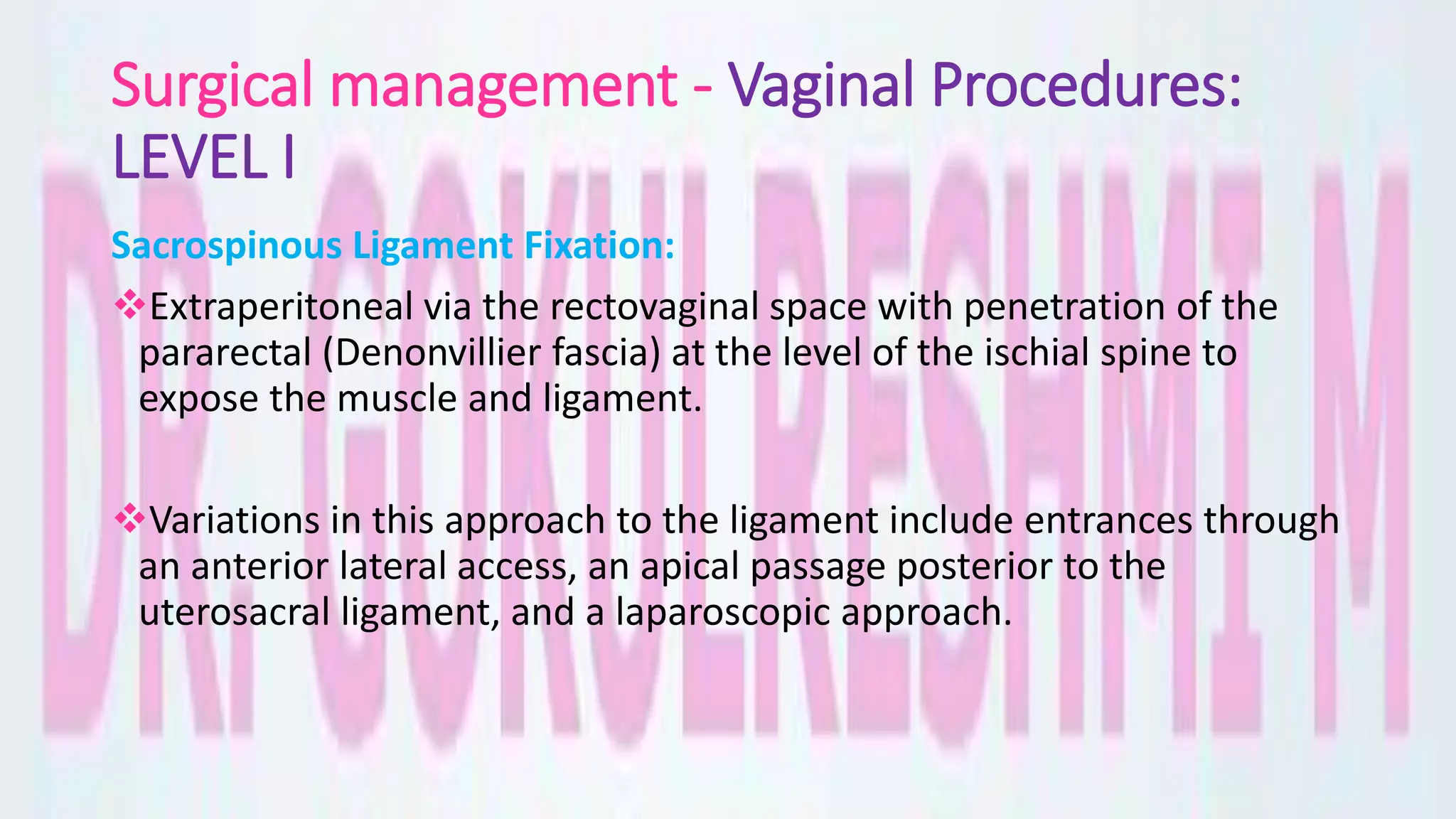 Pelvic organ prolapse (POP) | PPTX
