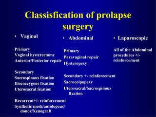 PELVIC ORGAN PRvxcvxvxvOLAPSE (481 GYN).ppt