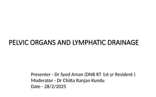PELVIC LYMPH NODES TARGET DELINEATION Dr Syed Aman.pptx