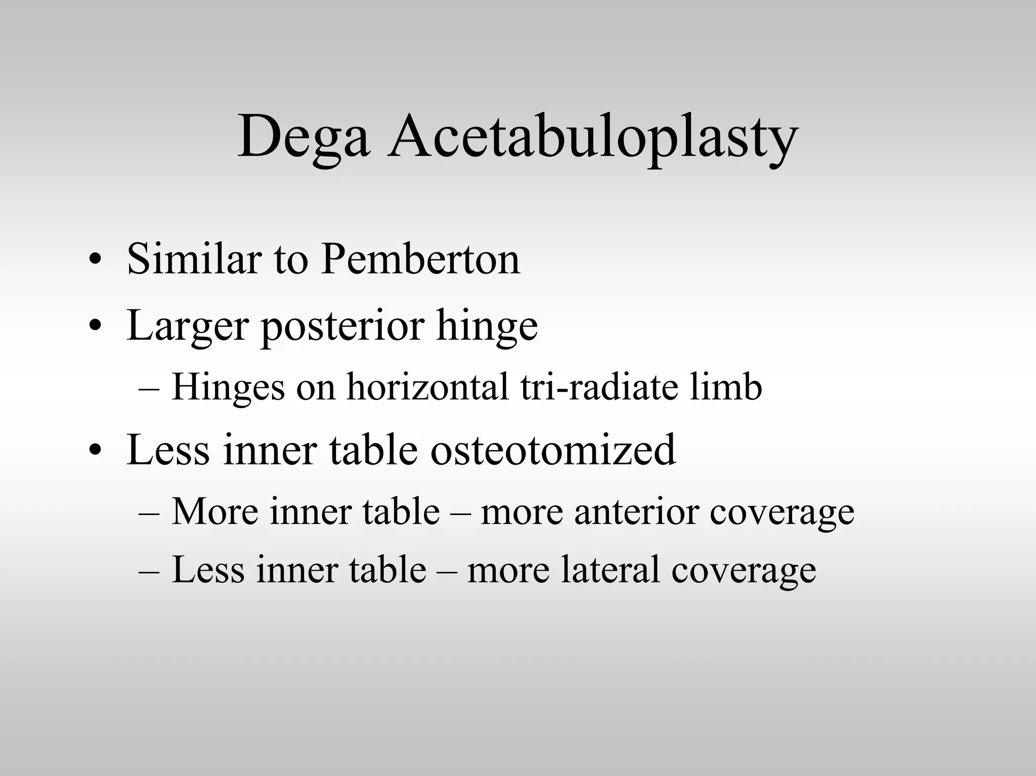 Pelvic osteotomies | PDF