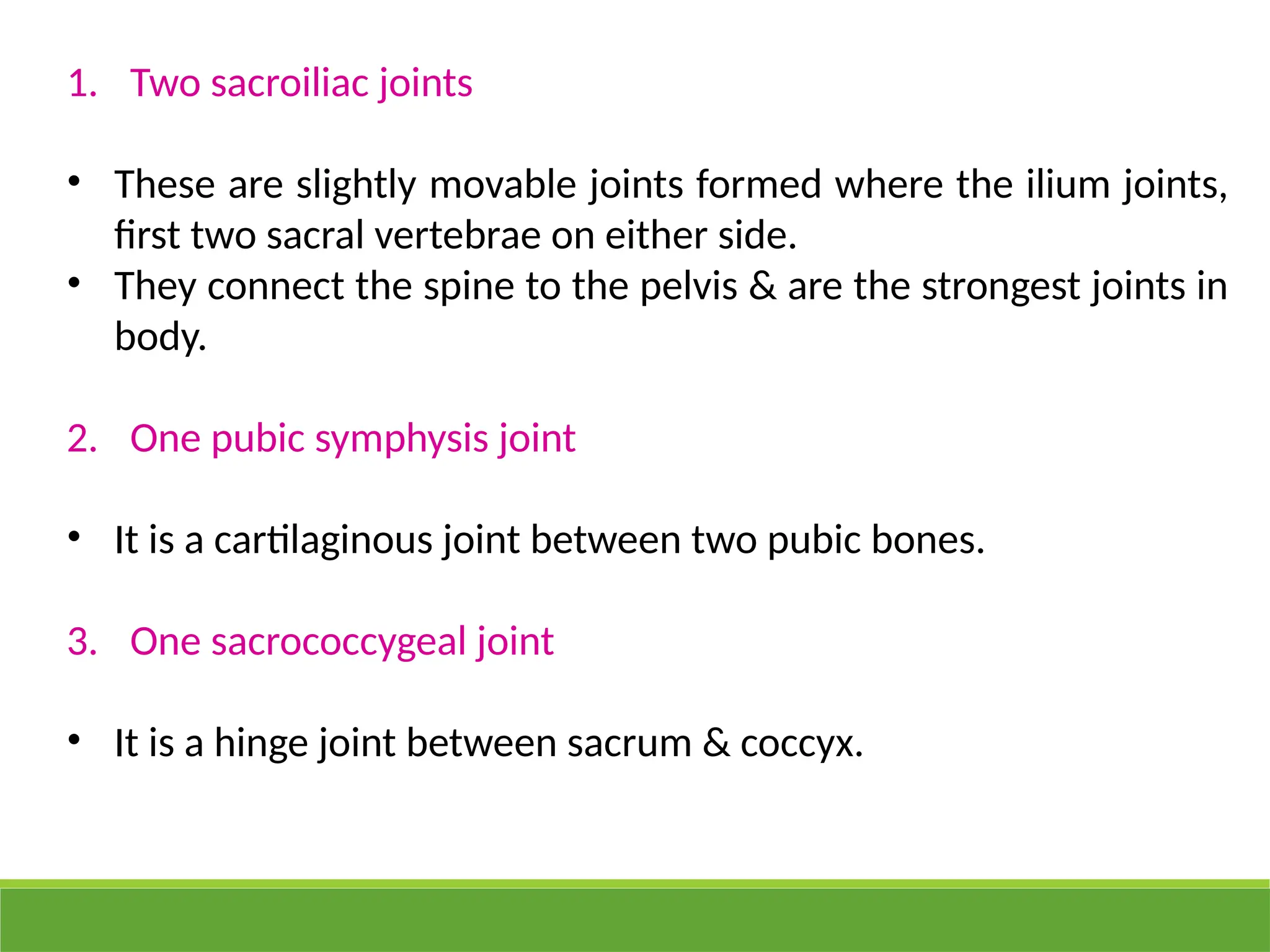 Pelvic Details Pelvic Introduction, Function, Bones with different sub ...