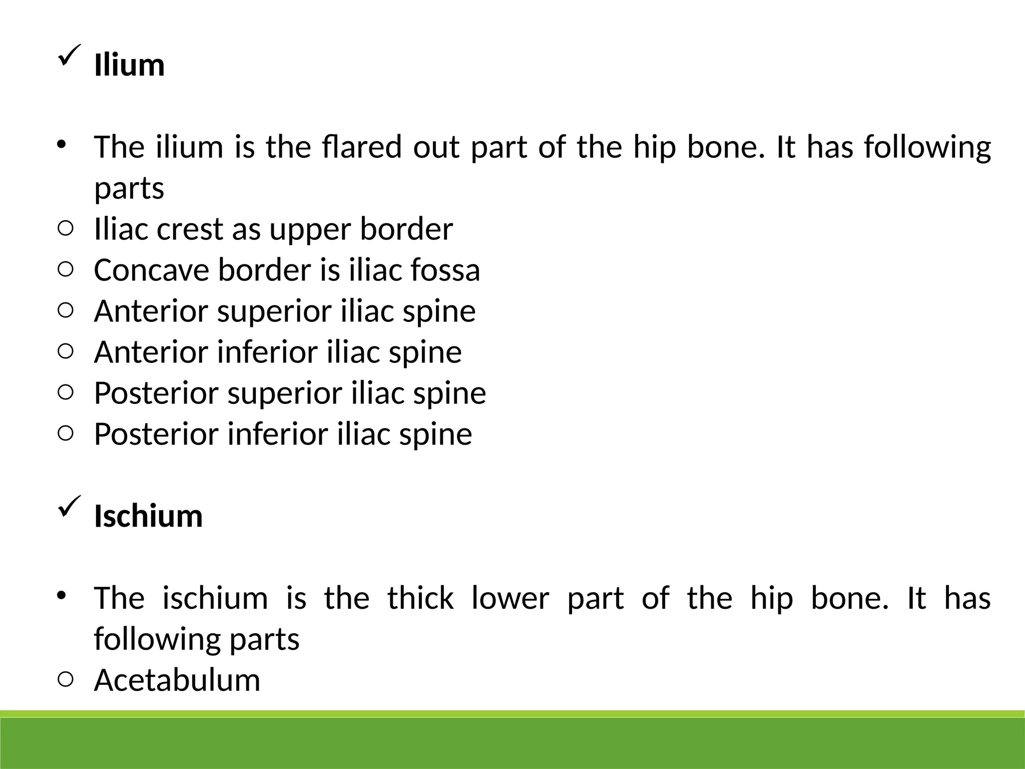 Pelvic Details Pelvic Introduction, Function, Bones with different sub ...