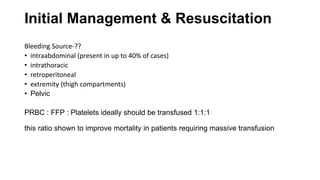 Pelvic ring fractures | PPTX