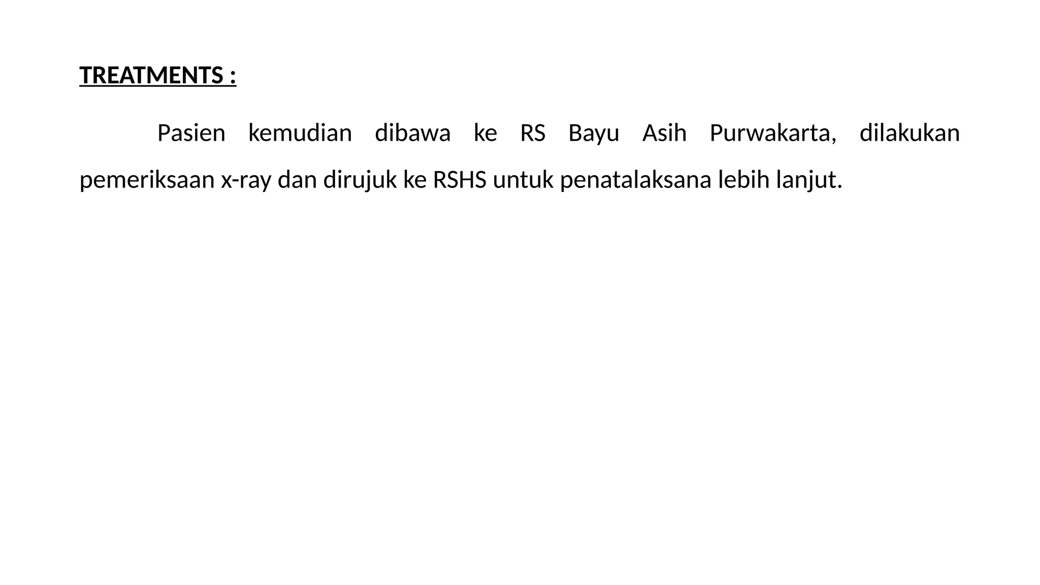 Pelvic ring injury Tile classification A2 dengan hemodynamic stabil ...