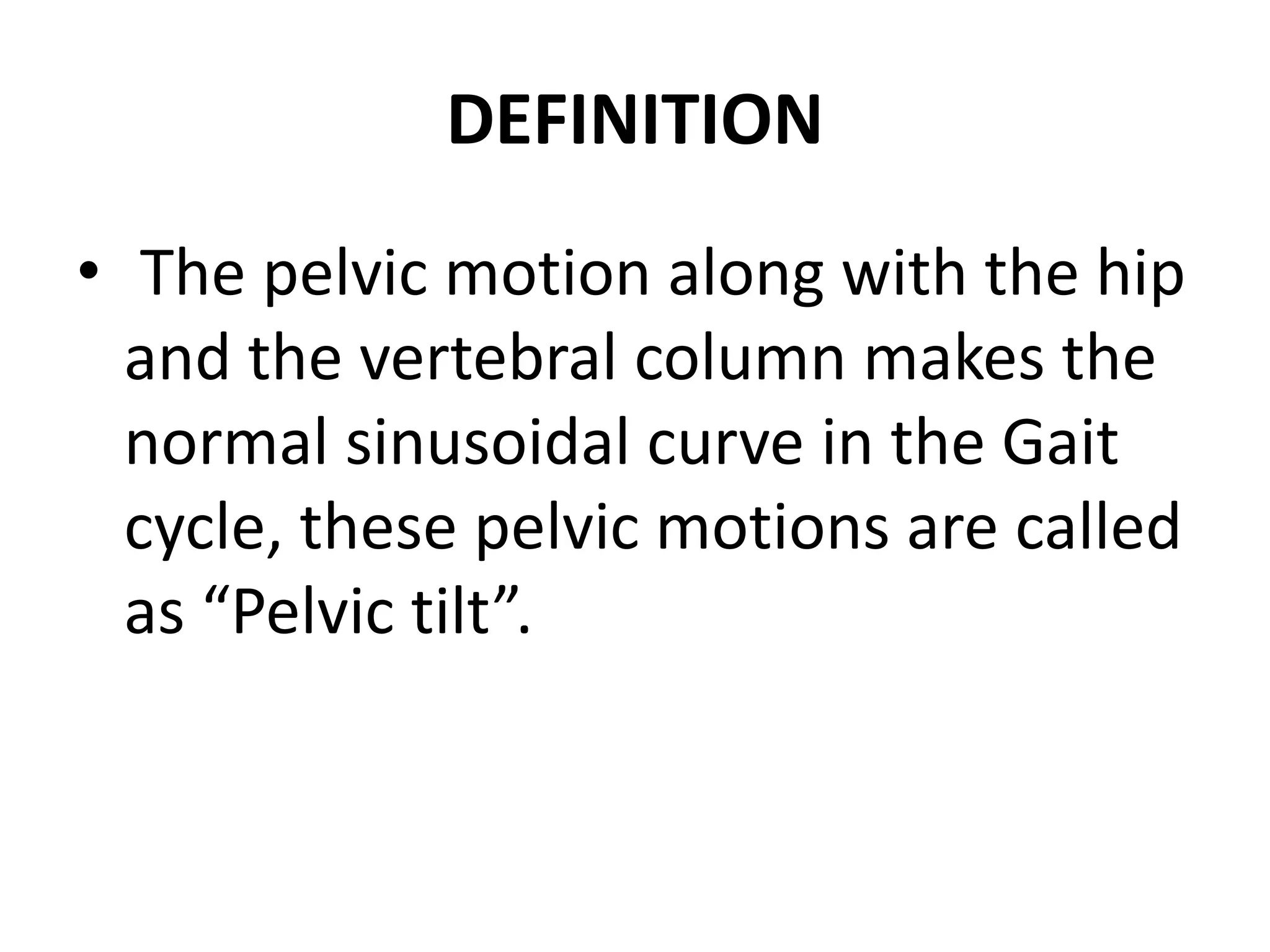 Pelvic tilt | PPTX