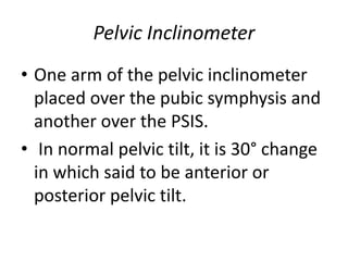 Pelvic tilt | PPTX