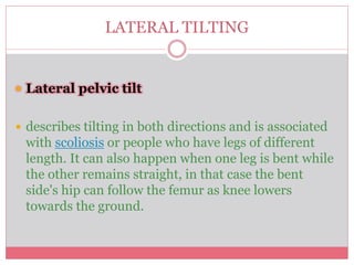 Pelvic Tilt | PPTX