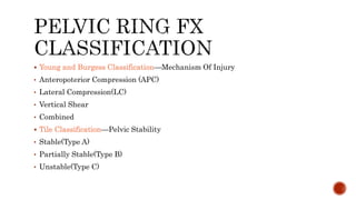 Pelvic trauma | PPTX