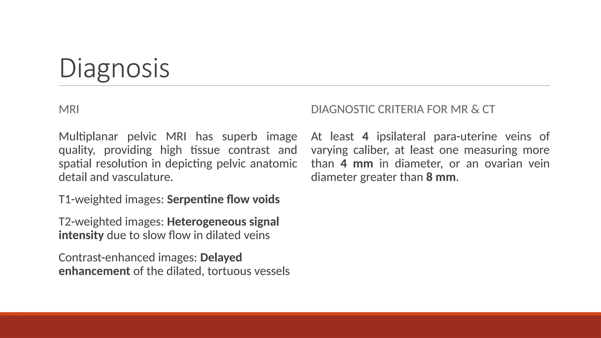 Pelvic venous congestion syndrome (PVCS) | PPTX