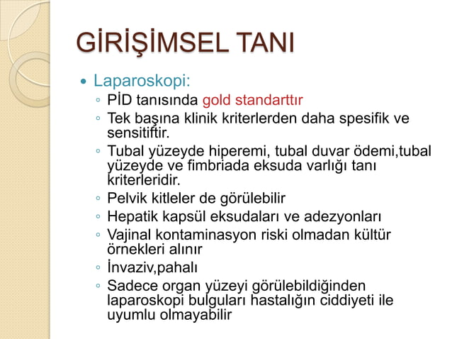 Pelvik inflamatuar hastalik ve over absesi (fazlası için www ...