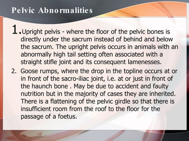 Pelvimetry, pelvic abnormalities,congenital defects of female rep.tract ...