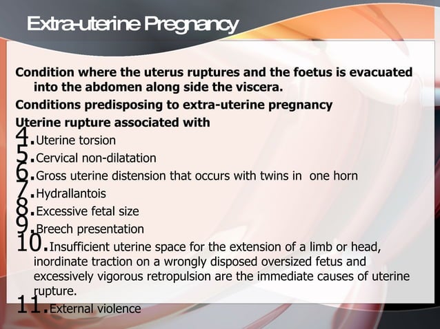 Pelvimetry, pelvic abnormalities,congenital defects of female rep.tract ...