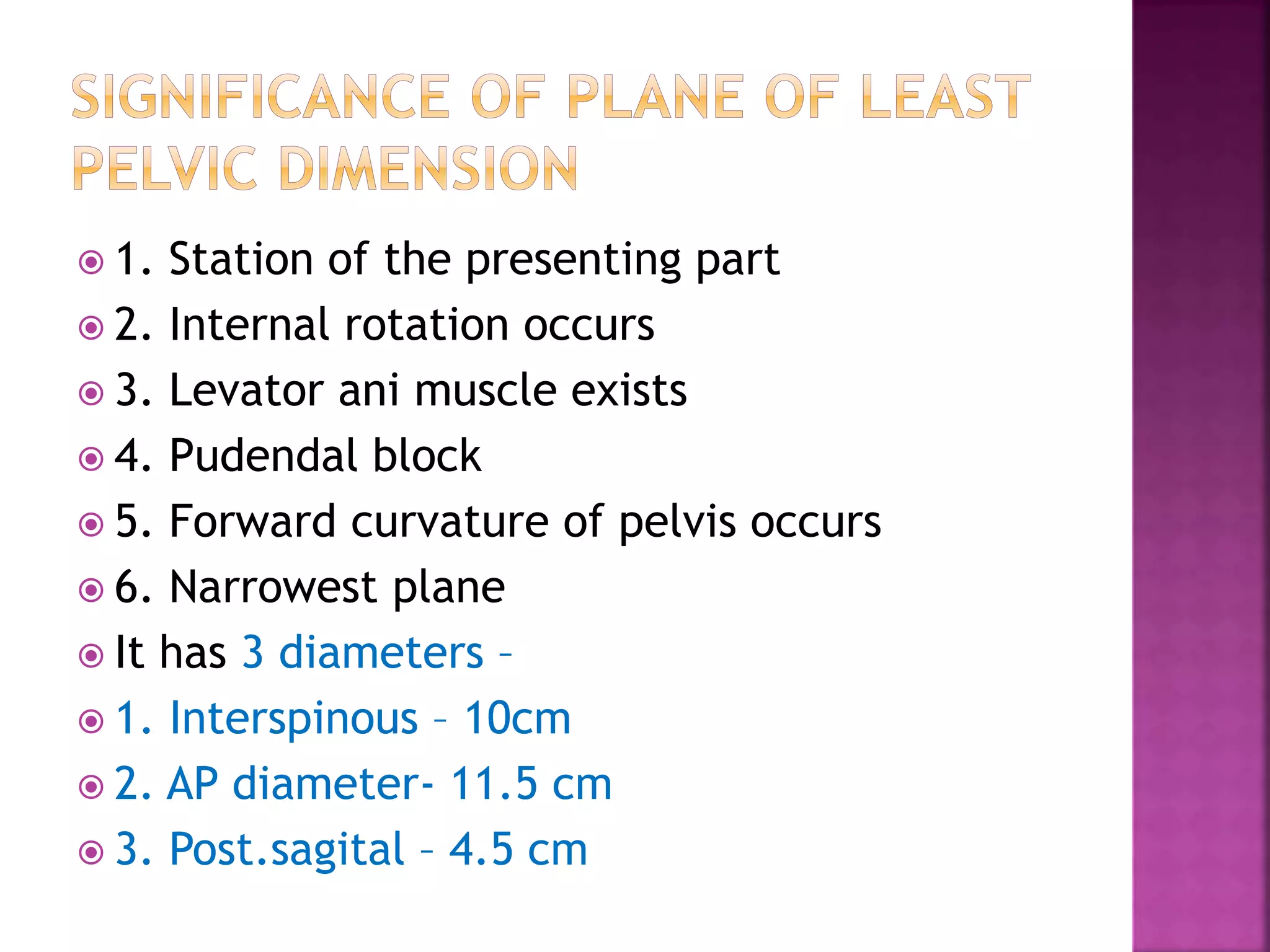 Pelvis - Obstetrical Significance | PPTX