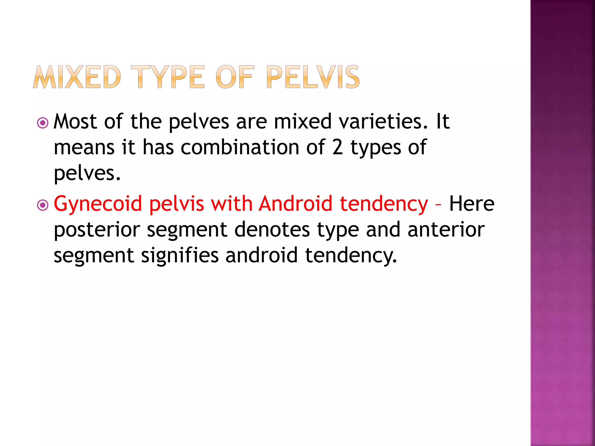 Pelvis - Obstetrical Significance | PPTX