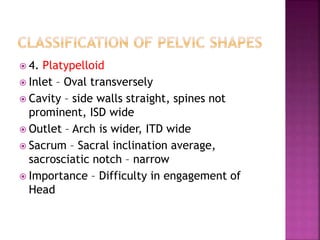 Pelvis - Obstetrical Significance | PPTX