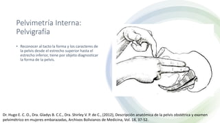 PELVIS.pelvimetria en la gestante de término | PPTX