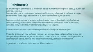 ANATOMIA DE LA PELVISS Y EXAMEN PELVIMETRICO | PPTX