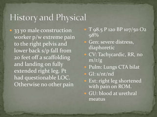 Vertical Shear Pelvic Fracture | PPTX