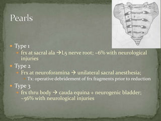 Sacral Fracture | PPTX