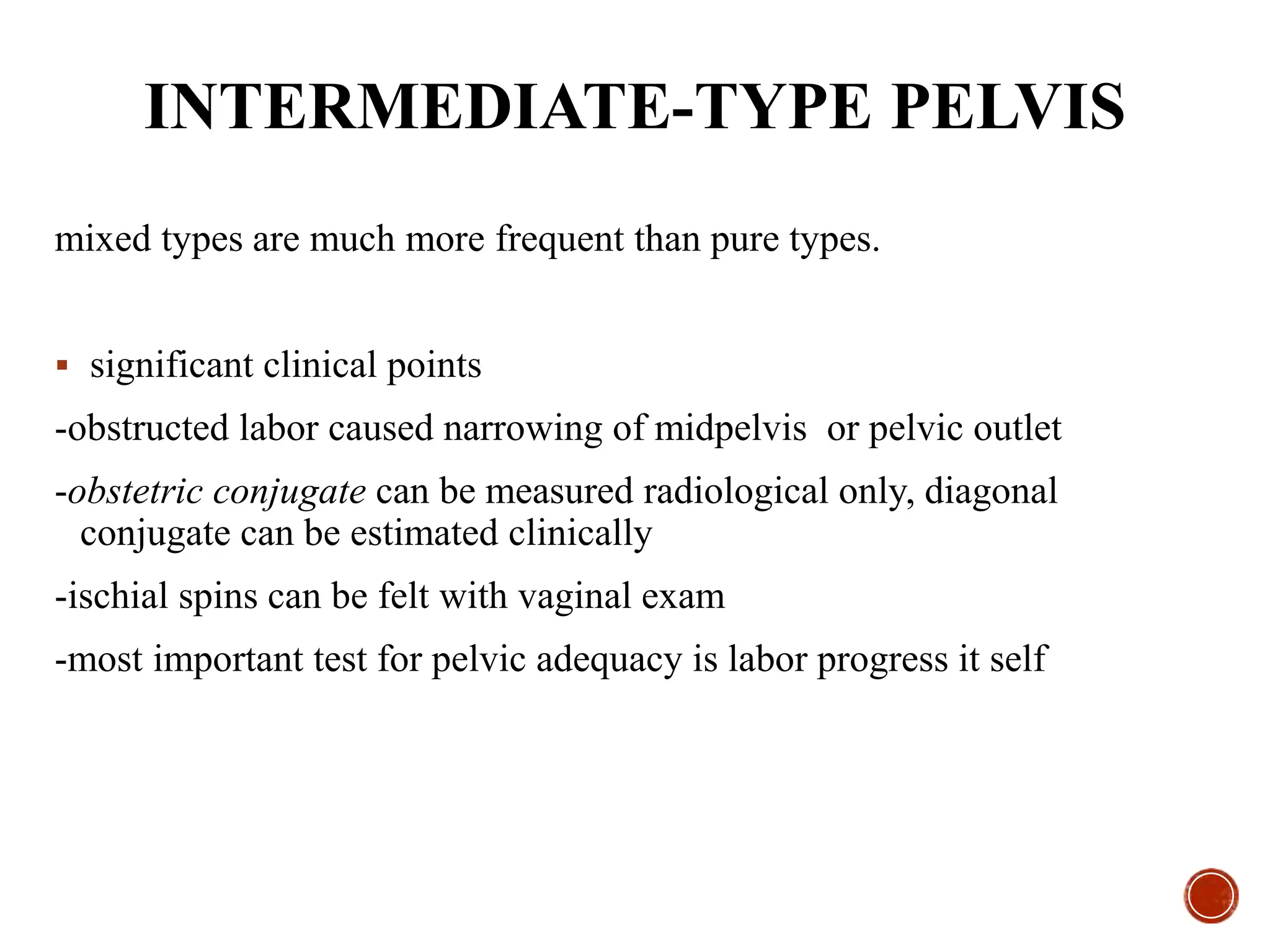 Female PELVIS types of and clinical importance | PPTX