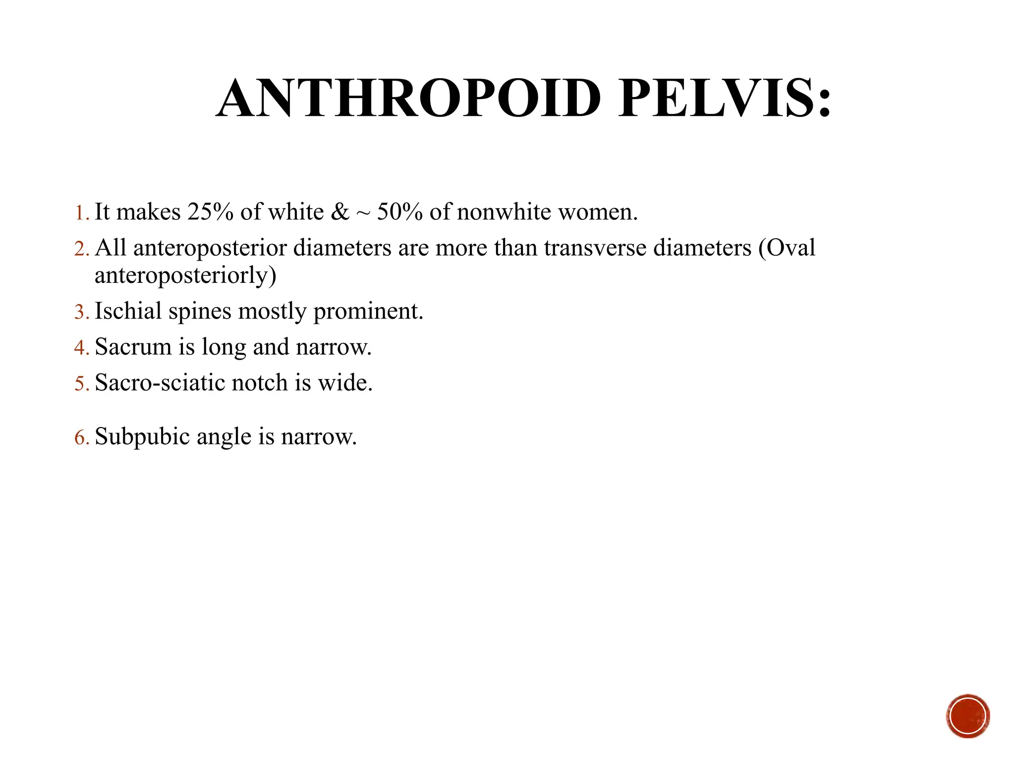 Female PELVIS types of and clinical importance | PPTX