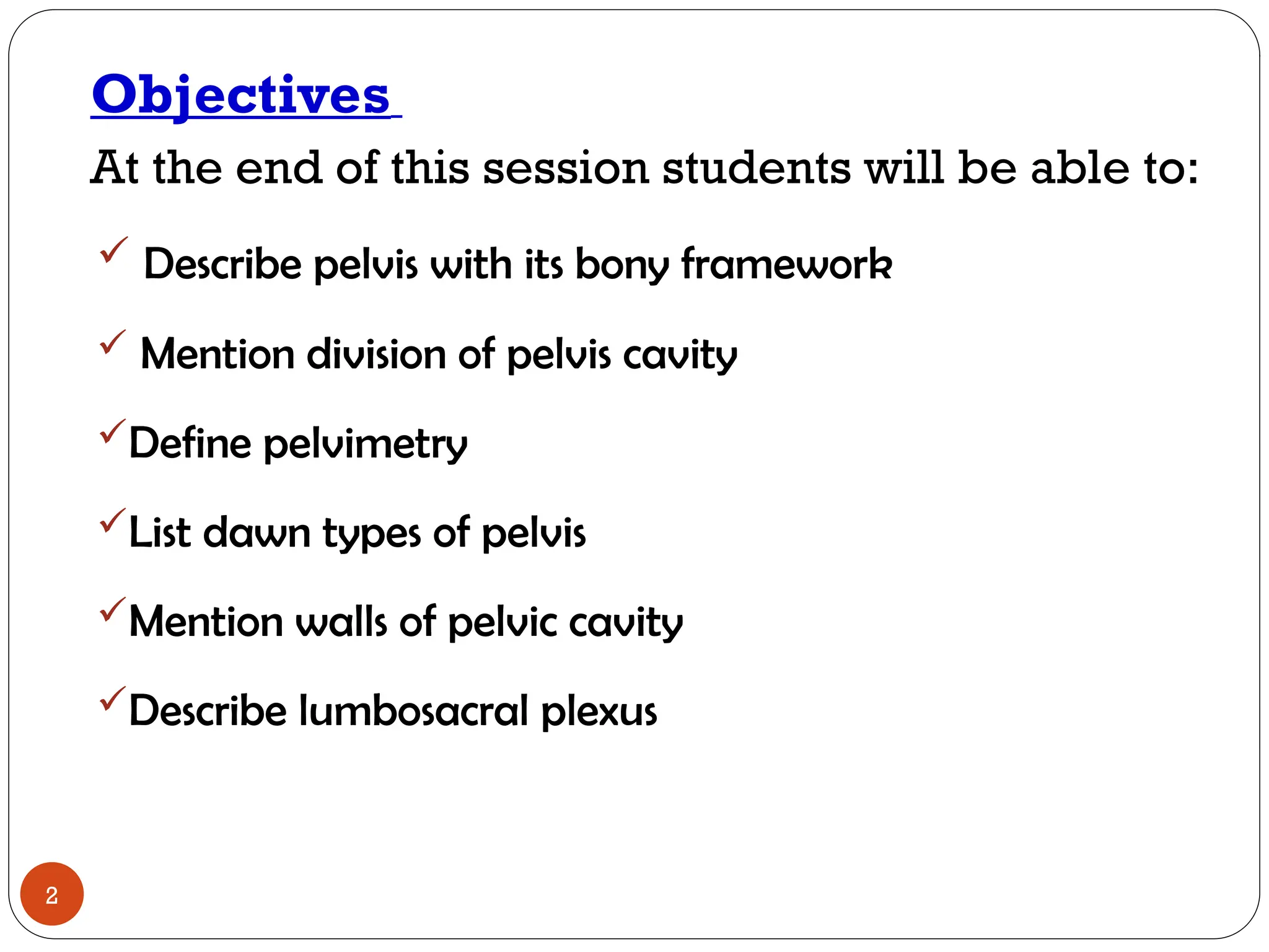 Pelvis Anatomy of female and male humans | PPT