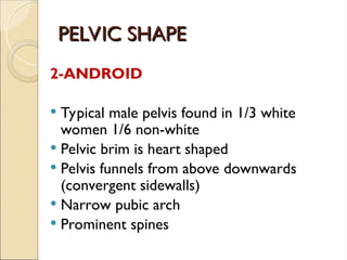 VARIETIES OF PELVIS AND SHAPES OF PELVIS | PPT