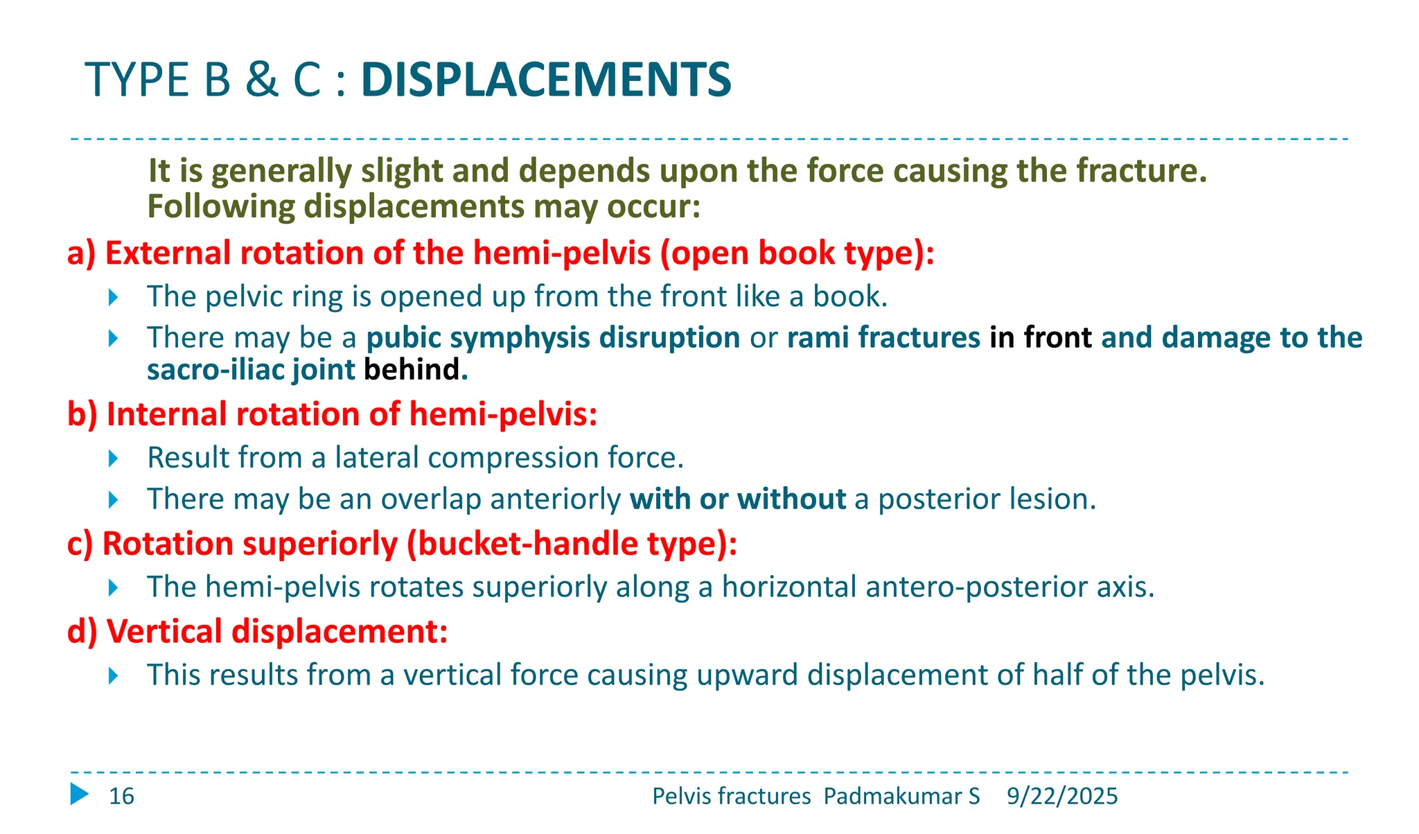 Pelvis fractures-types ,Clinical features and management | PDF