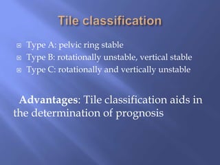 Pelvic fracture | PPTX