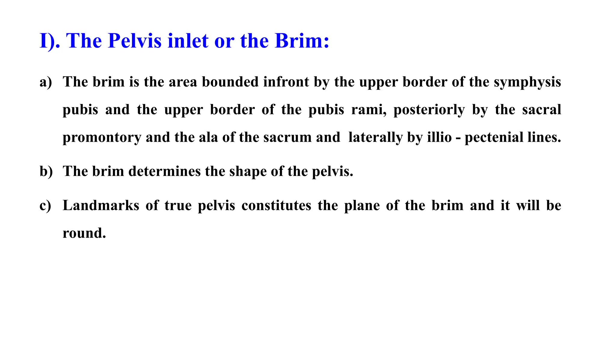 Anatomy of the pelvis- obstetrics and gynaecology | PPTX
