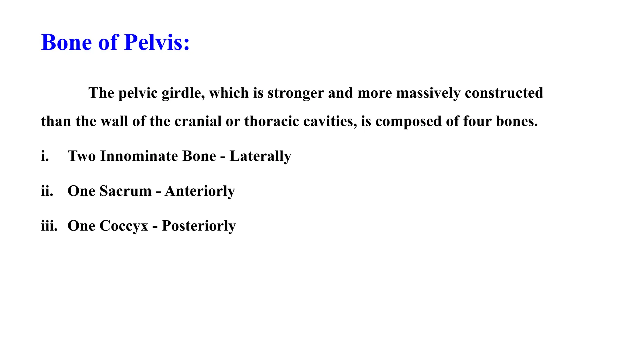 Anatomy of the pelvis- obstetrics and gynaecology | PPTX