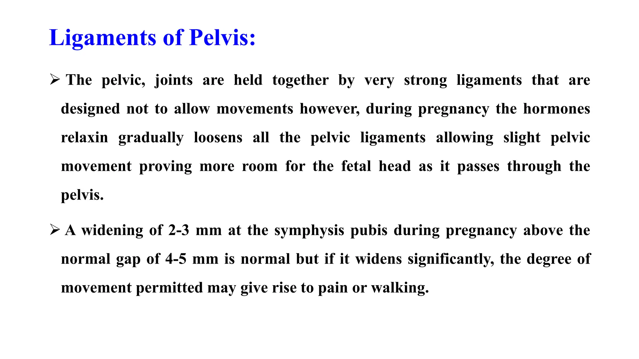 Anatomy of the pelvis- obstetrics and gynaecology | PPTX