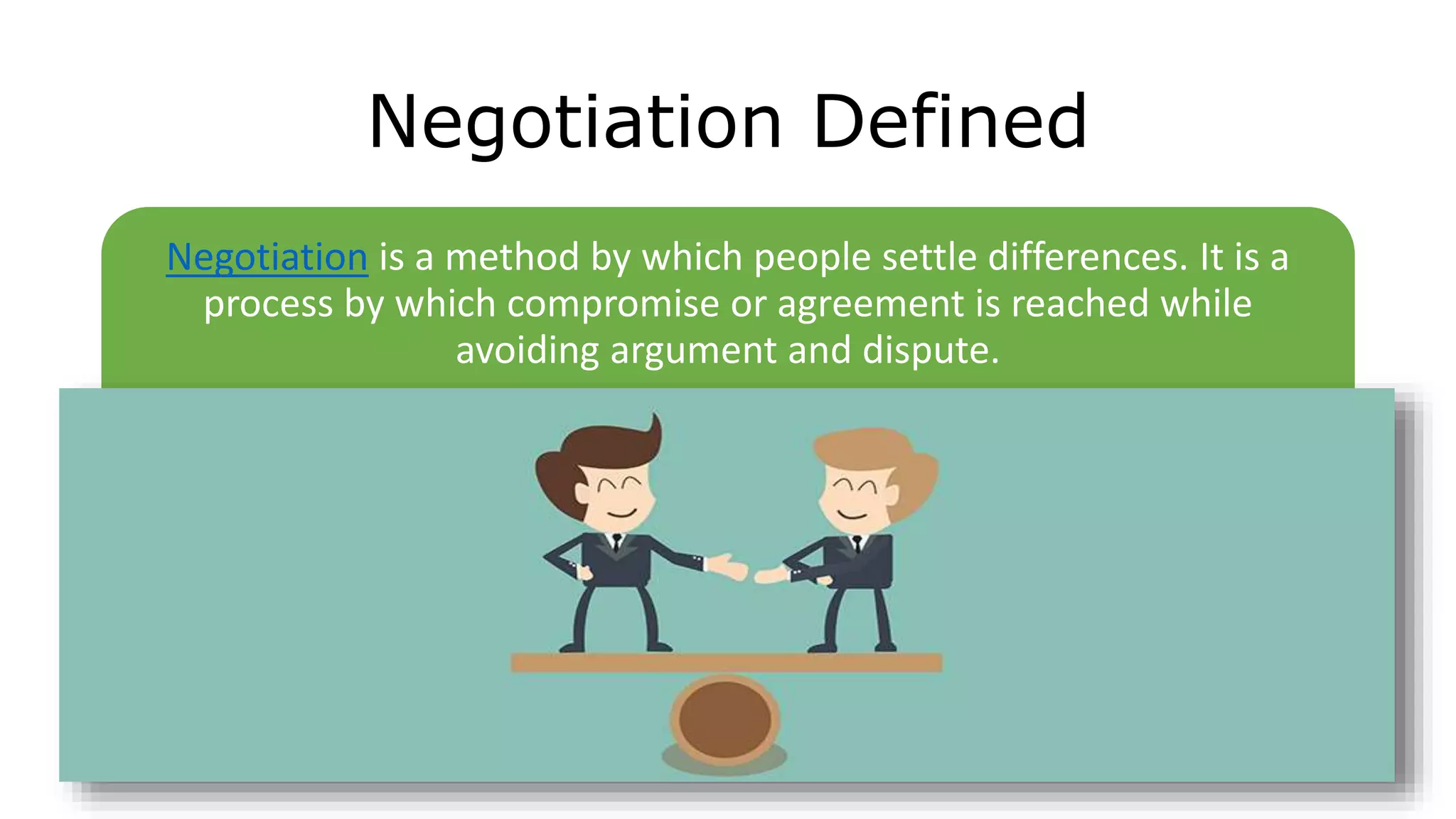Negotiation Skills | PPTX