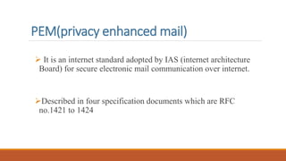NETWORK AND INTERNET SECURITY | PPT
