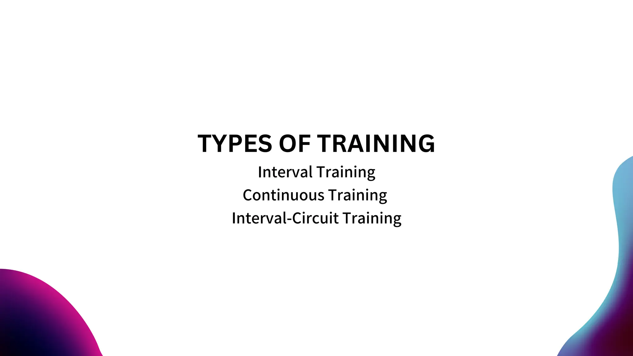 Principle of training exercises Simple report ppt. | PDF