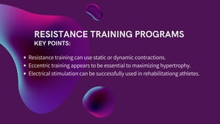 Principle of training exercises Simple report ppt. | PDF