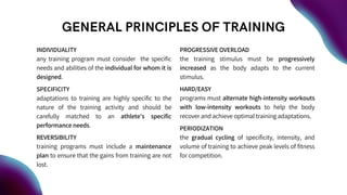 Principle of training exercises Simple report ppt. | PDF | Physical ...
